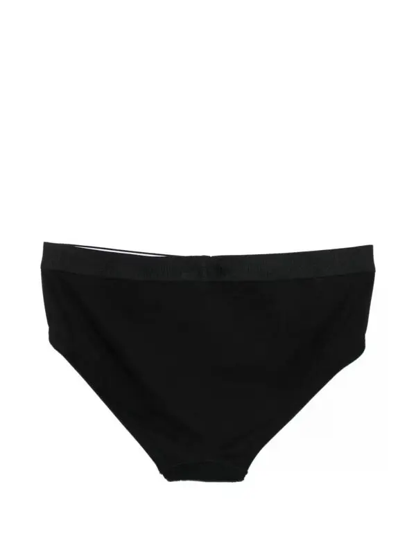 TOM FORD Logo-waistband Briefs - Black