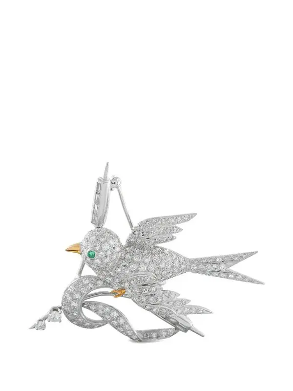 LB EXCLUSIVE Diamond Bird Brooch
