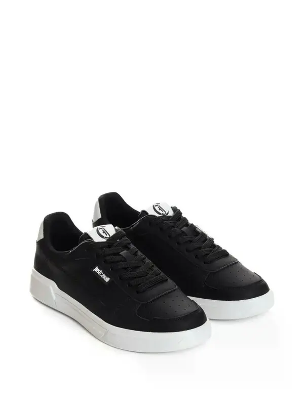 Just Cavalli Panelled Sneakers - Black