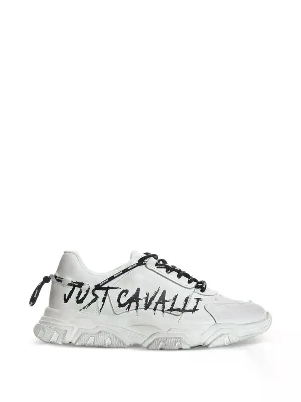 Just Cavalli Lettering Detail Sneakers