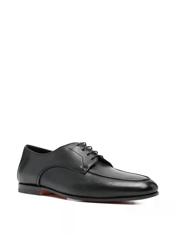 Santoni Lace-up Derby Shoes - Black