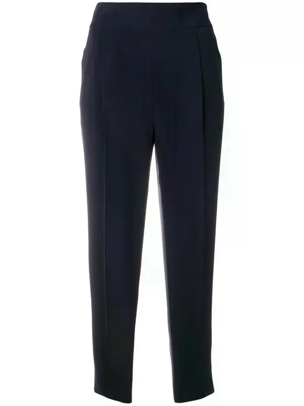 Alberto Biani Cropped Trousers - Blue