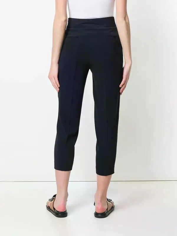Alberto Biani Cropped Trousers - Blue