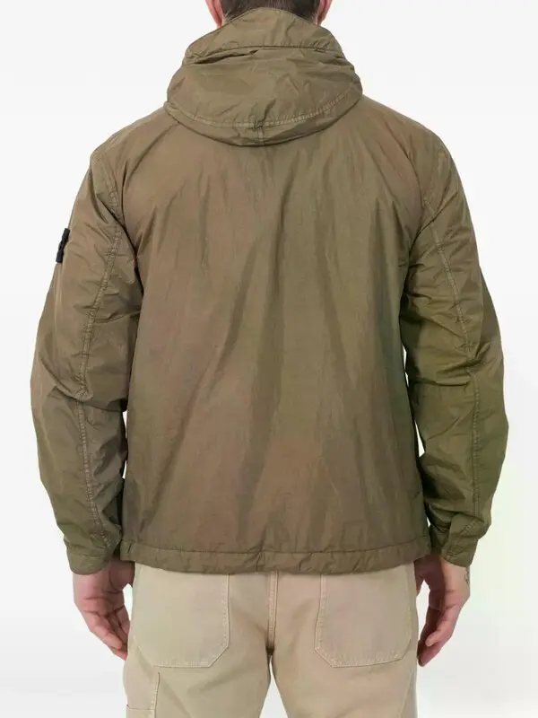 Stone Island Crinkled Hooded Jacket