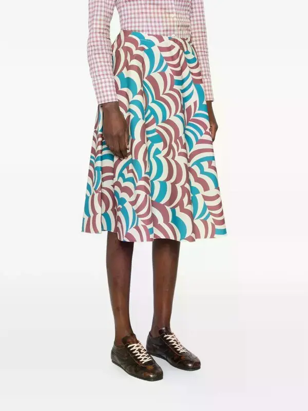 Marni Printed Midi Skirt