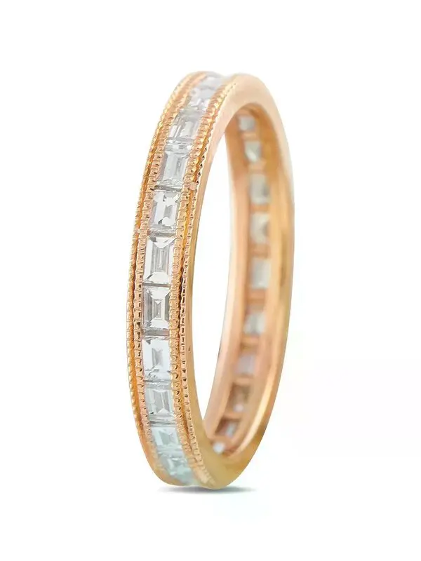 LB EXCLUSIVE Diamond Eternity Band Ring - Pink