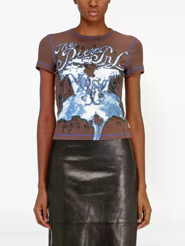 DIESEL® T-brenda T-shirt - Brown