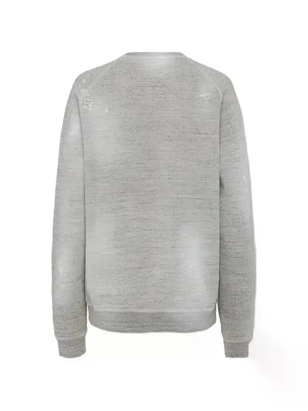 Dsquared2 Distressed Round-neck Sweatshirt