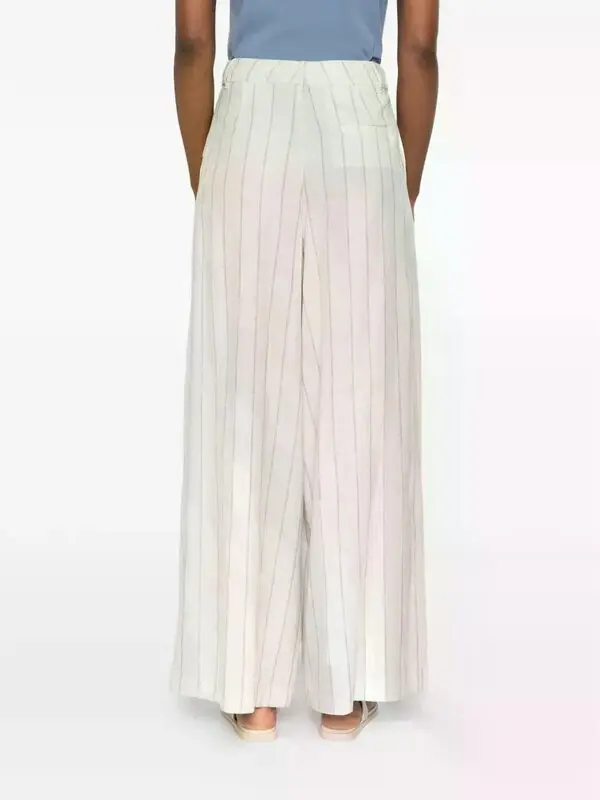 ELEH Striped Wide-leg Trousers