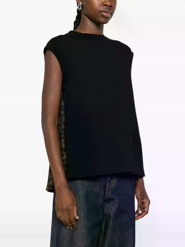 Sacai Ruffled T-shirt