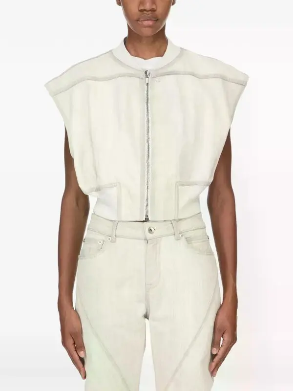 Rick Owens Zip-fastening Gilet - Neutrals