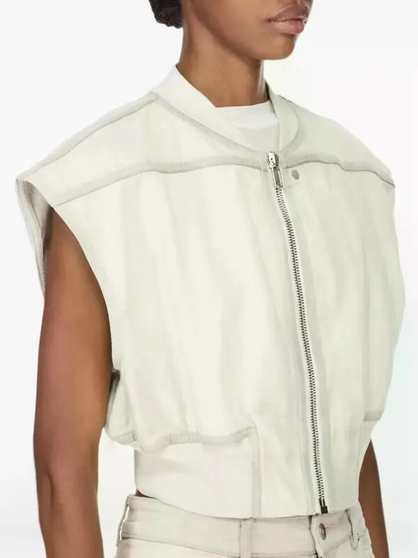 Rick Owens Zip-fastening Gilet - Neutrals