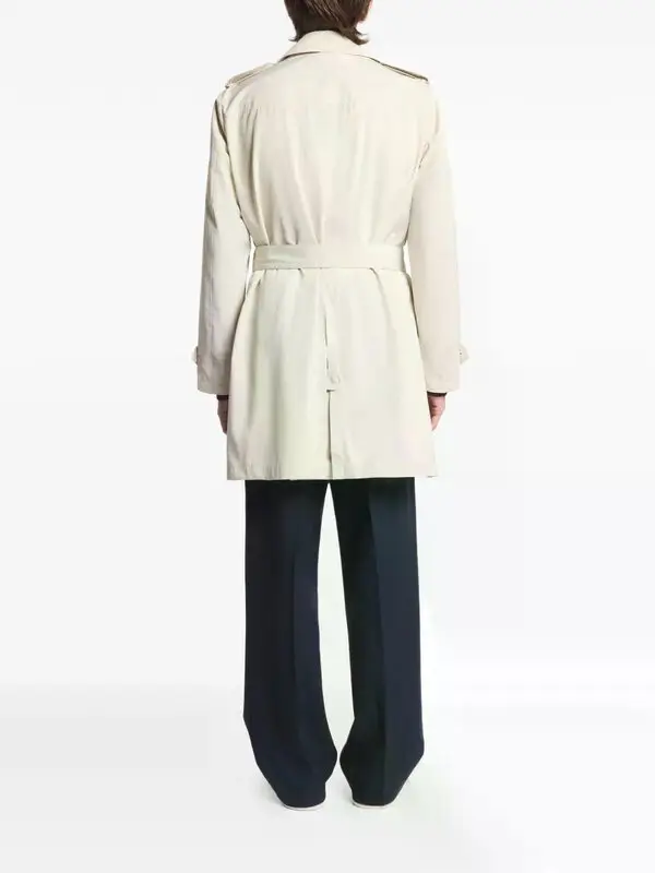 FAY Belted Trench Coat - Neutrals