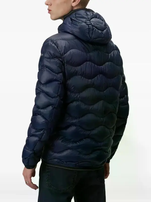 BLAUER. Quilted Hooded Jacket