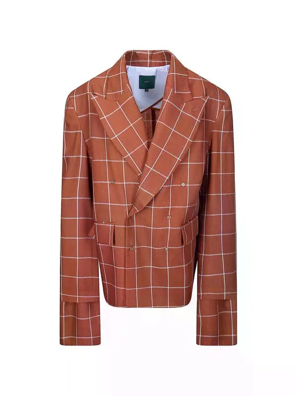 MAISON JEJIA Olly Checked Blazer