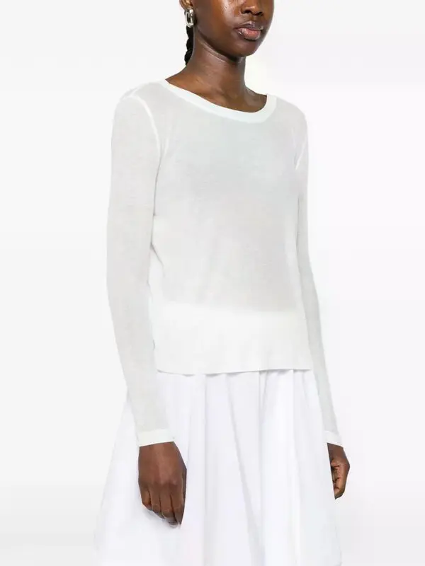 Co Long-sleeve Round-neck Top