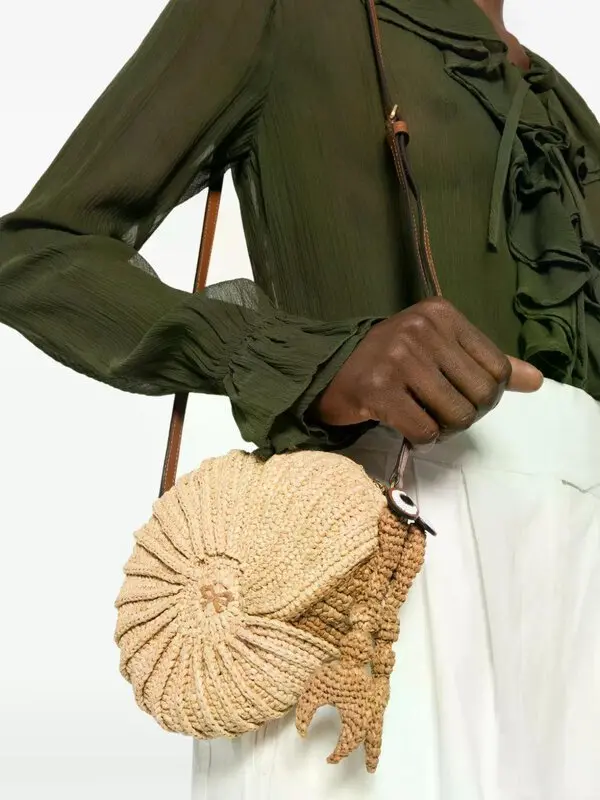 ANYA HINDMARCH Hermit Crab Cross Body Bag - Neutrals
