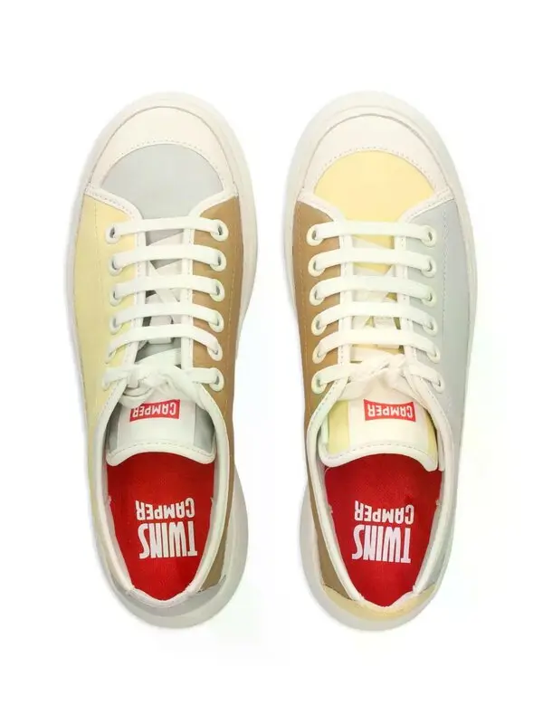 Camper Twins Platform Leather Sneakers