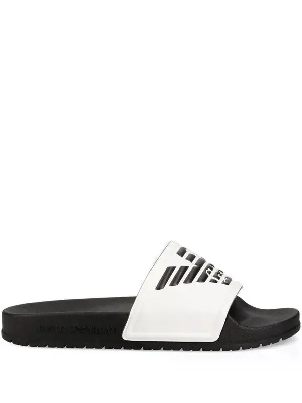 Emporio Armani Logo-debossed Slides