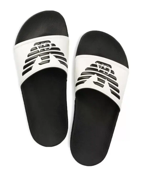Emporio Armani Logo-debossed Slides
