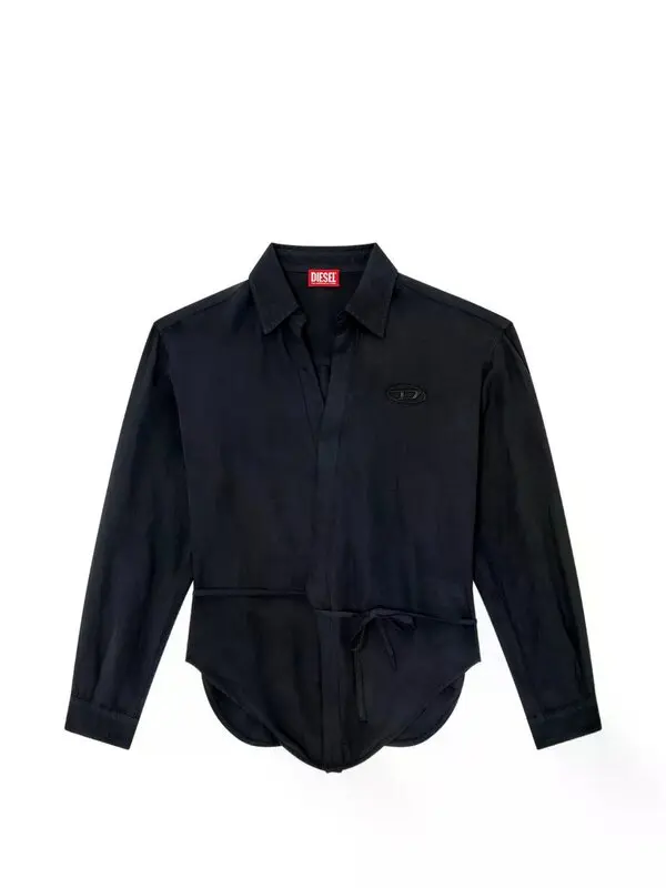 DIESEL® Wrap-around Shirt - Blue