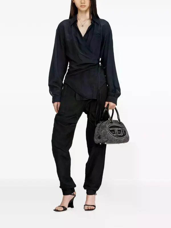 DIESEL® Wrap-around Shirt - Blue