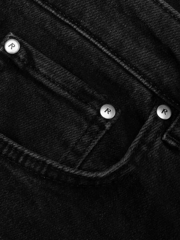 REPRESENT Boot Cut Denim Trousers - Black