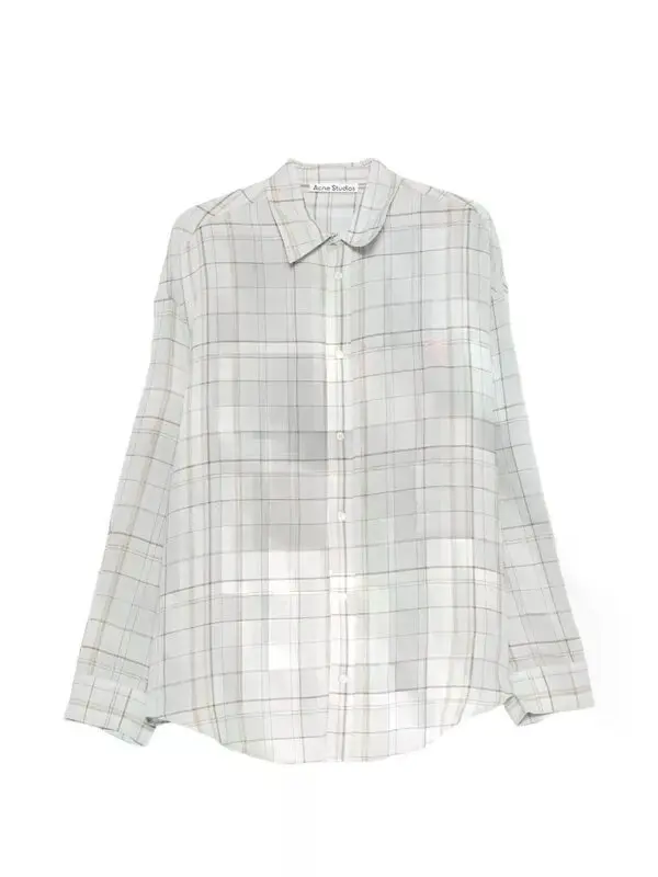 Acne Studios Checked Embroidered Shirt