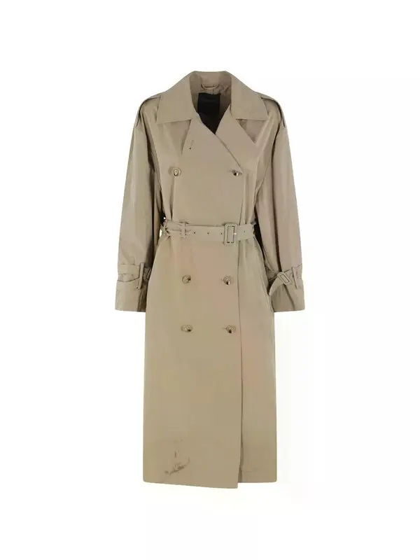 SEMICOUTURE Monica Belted Double-breasted Coat