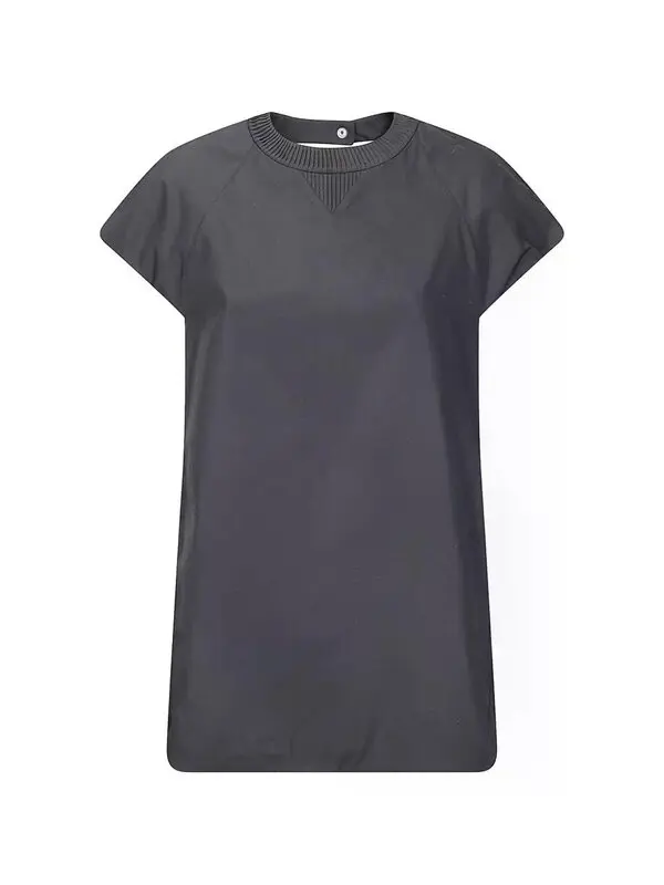 Sacai Poplin Short-sleeve Dress