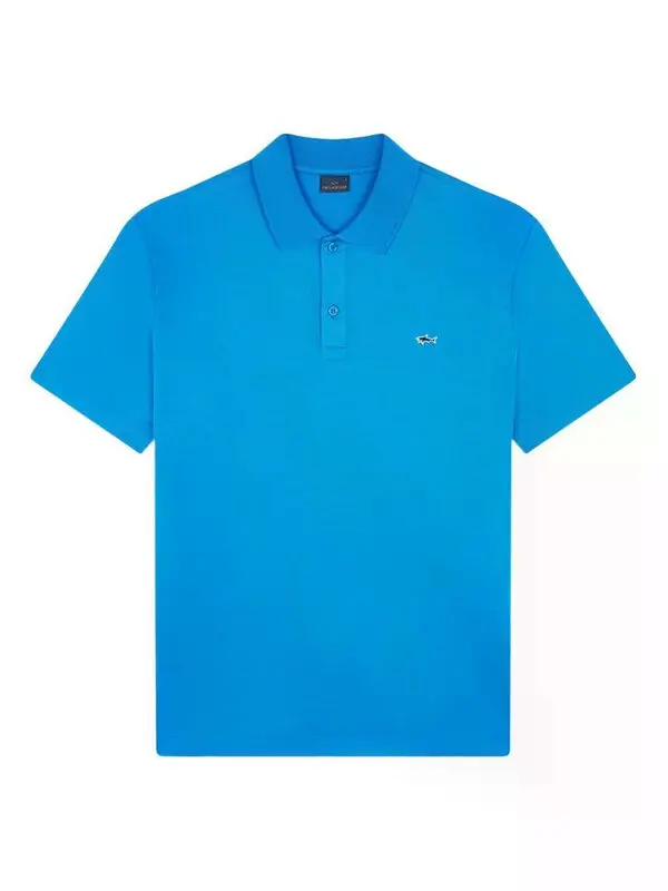 Paul & Shark Mercerised Cotton Polo Shirt - Blue