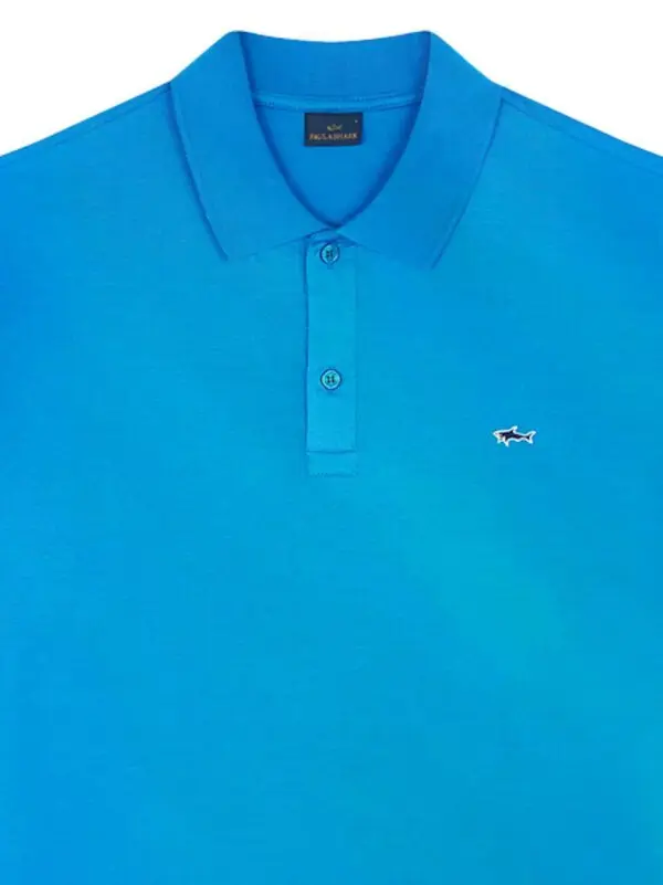 Paul & Shark Mercerised Cotton Polo Shirt - Blue