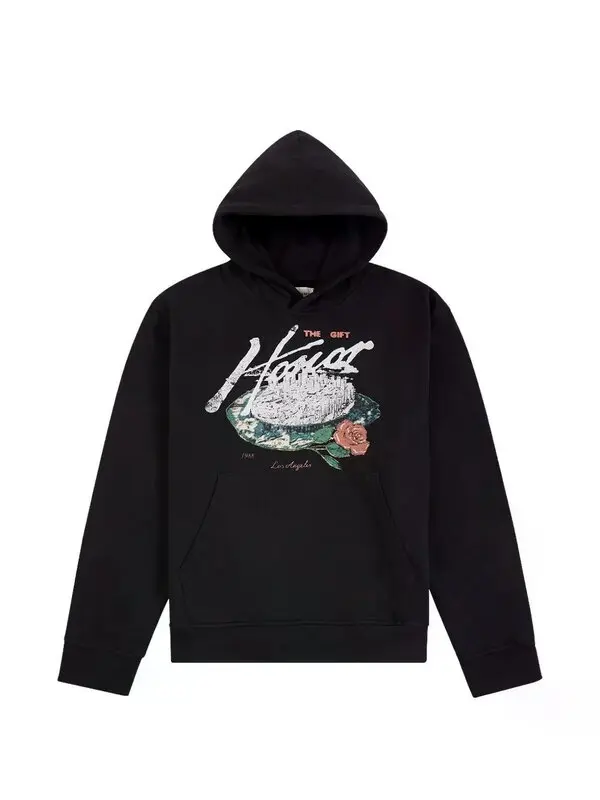 HONOR THE GIFT Graphic Print Hoodie