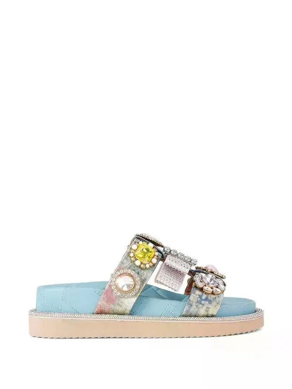 Kurt Geiger Ornate Orson Crystal-embellishment Sandals
