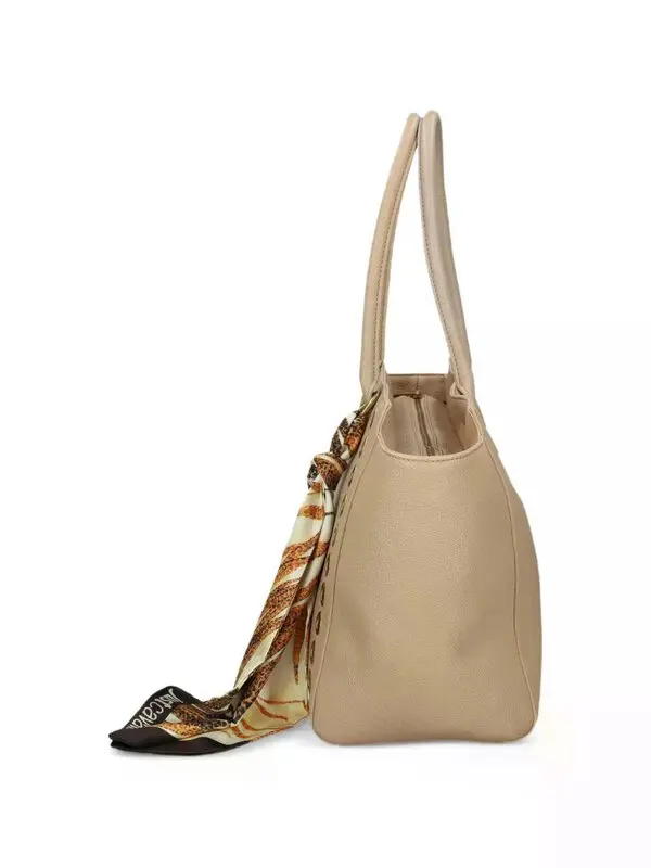 Just Cavalli Eyelet Scarf Tote Bag - Neutrals