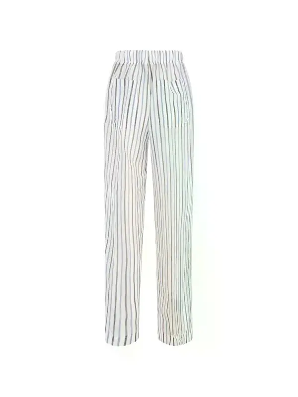 SEMICOUTURE Lidia Striped Trousers