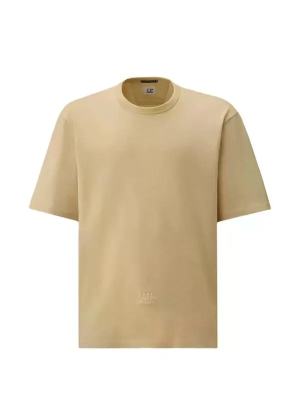 C.P. COMPANY Short-sleeve Crew Neck T-shirt - Neutrals