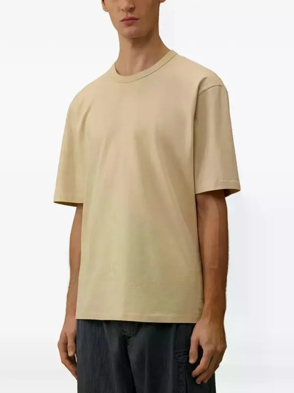 C.P. COMPANY Short-sleeve Crew Neck T-shirt - Neutrals