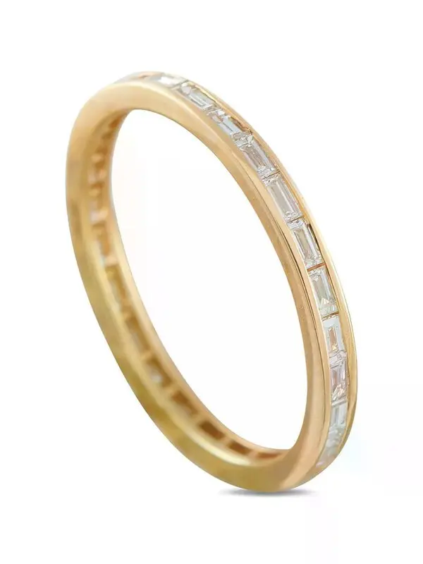 LB EXCLUSIVE 18k Yellow Diamond Eternity Band Ring - Gold