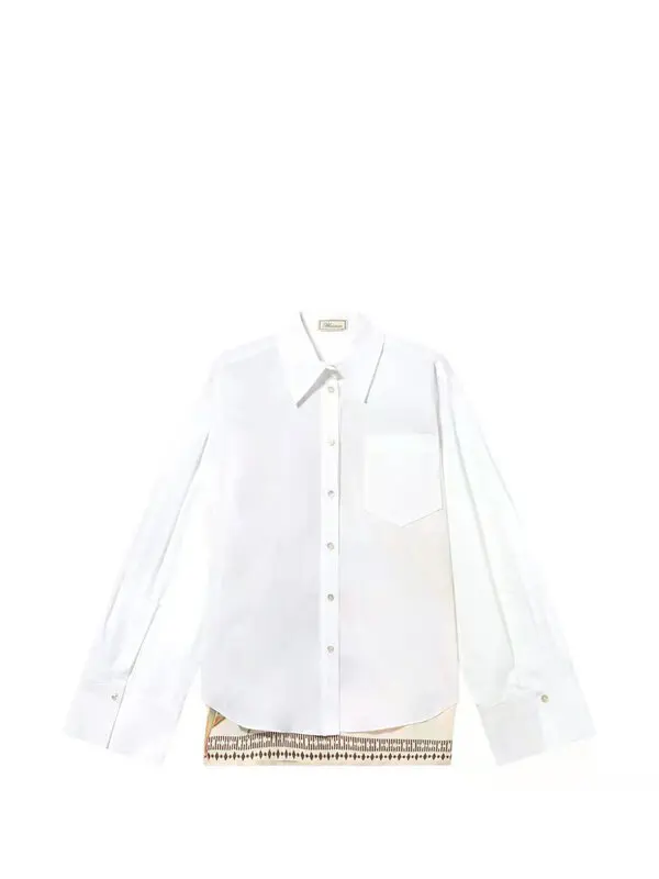 Blumarine Printed Shirt - White