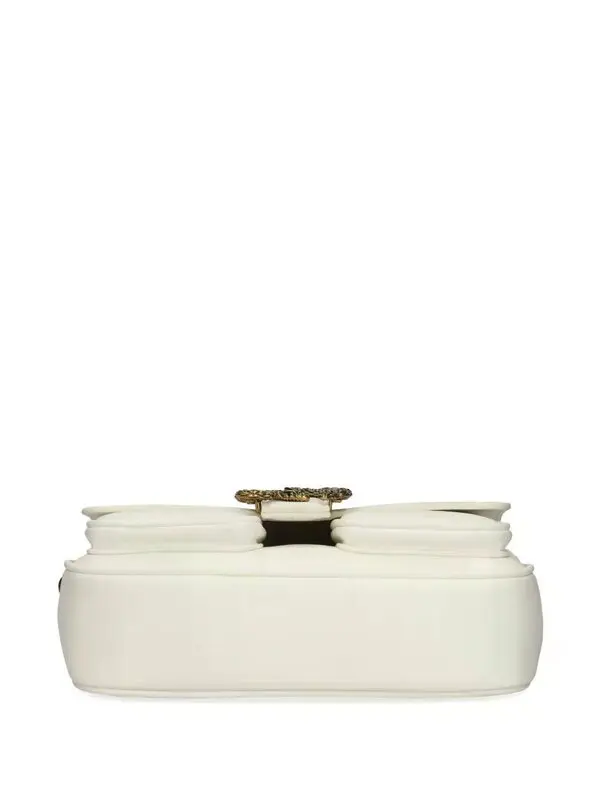 Just Cavalli Satchel With Snake Buckle - White