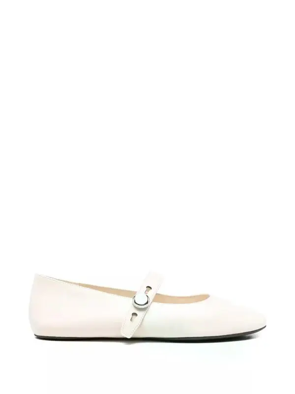 Tory Burch Romy Mary Jane Ballet Flats - Neutrals