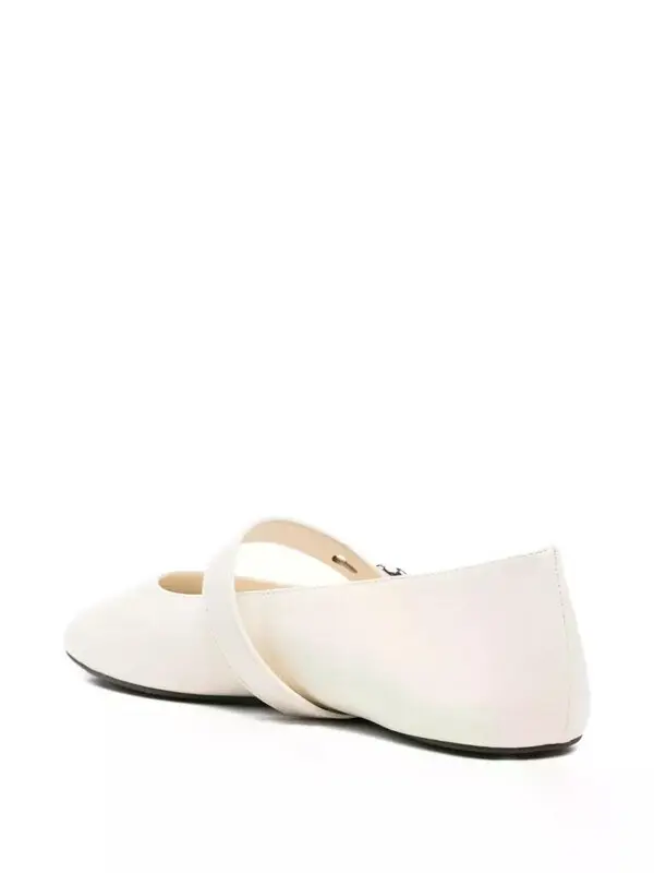 Tory Burch Romy Mary Jane Ballet Flats - Neutrals