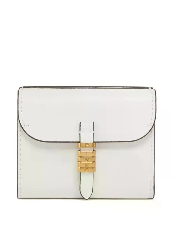 Pinko Ring-detail Wallet - White