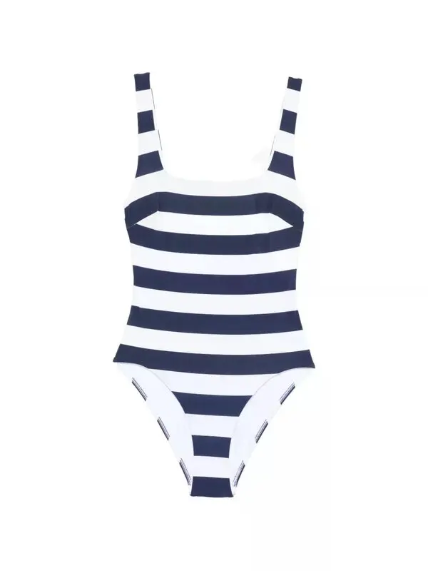 Bondi Born Margot Striped Swimsuit - Blue