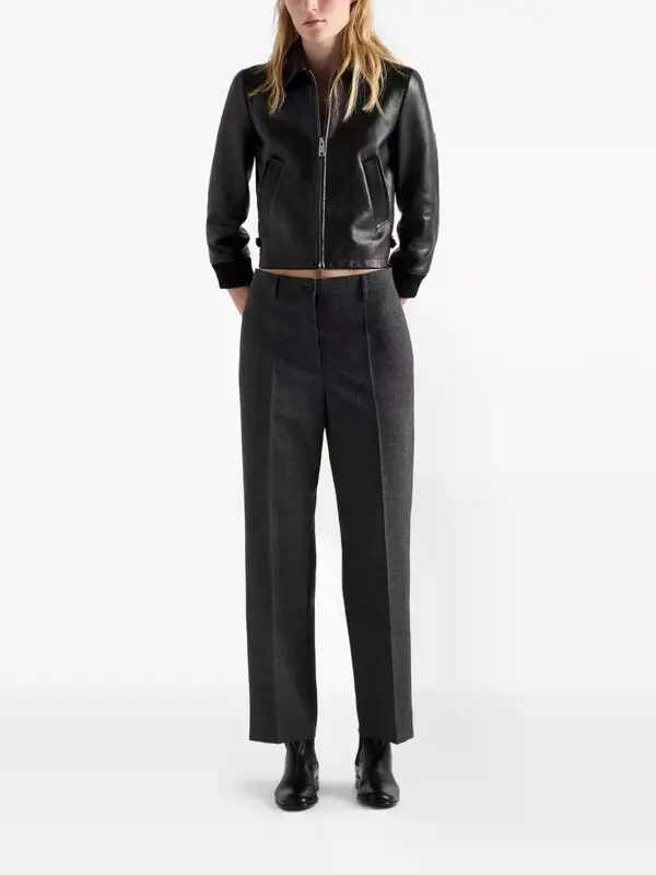 Prada Leather Blouson Jacket