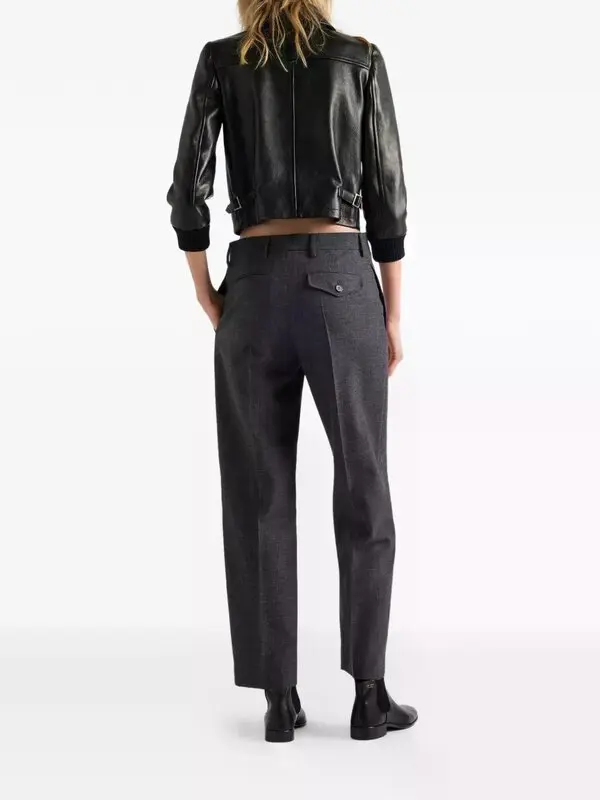 Prada Leather Blouson Jacket