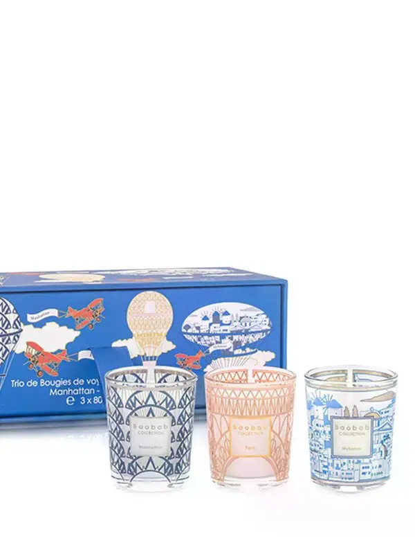 BAOBAB COLLECTION Travel Trio Box Candles