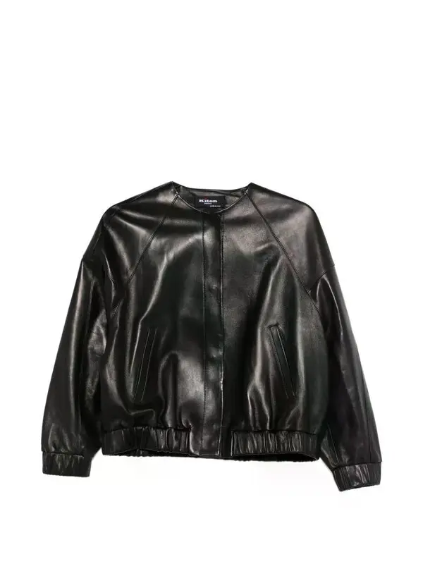 Kiton Leather Jacket