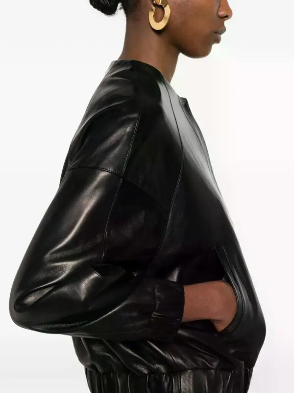 Kiton Leather Jacket